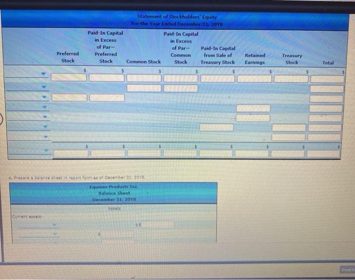 Solved Comprehensive Problem 4 Part 2: Note: You must | Chegg.com