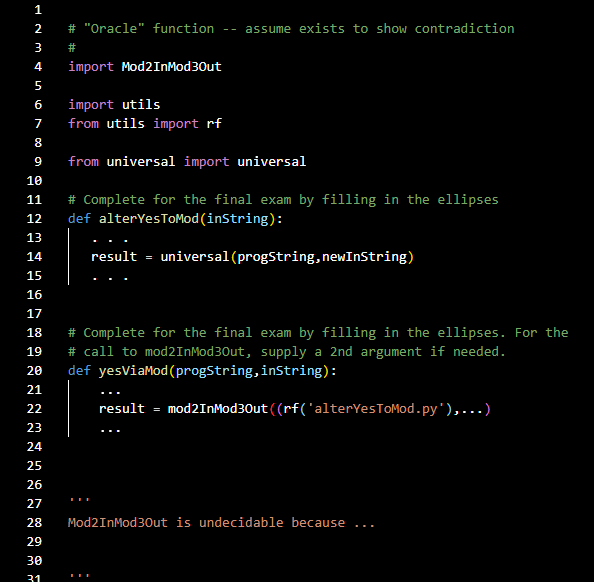 Solved Modify the yesOnStringViaMod-template.py. ﻿A positive | Chegg.com