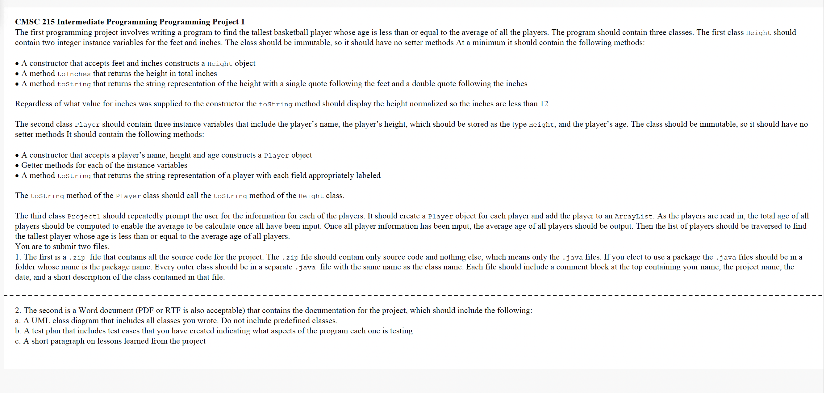 Solved CMSC 215 ﻿Intermediate Programming Programming | Chegg.com