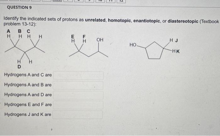 Solved Predict the splitting patterns (singlet, doublet, | Chegg.com