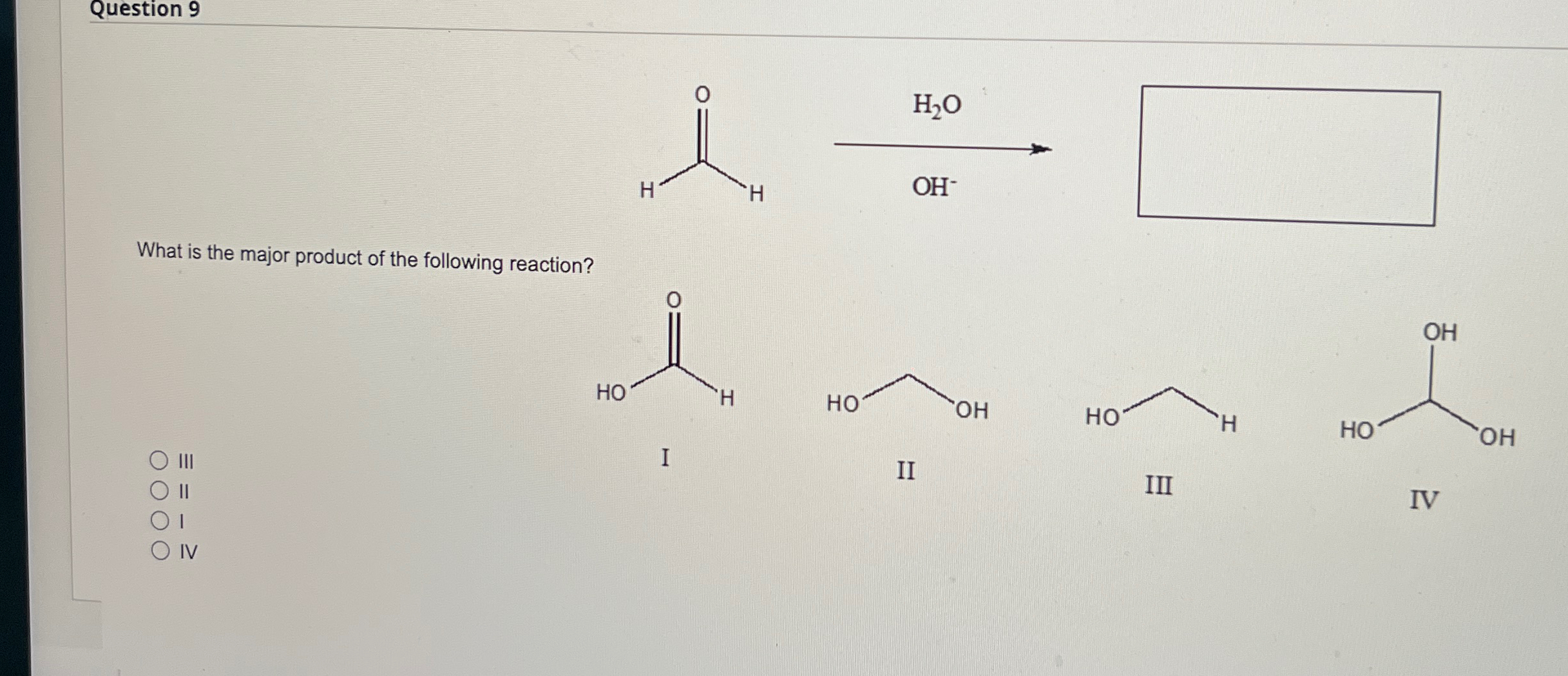 Solved Question 9What is the major product of the following | Chegg.com Solved Question 9What is the major product of the following | Chegg.com