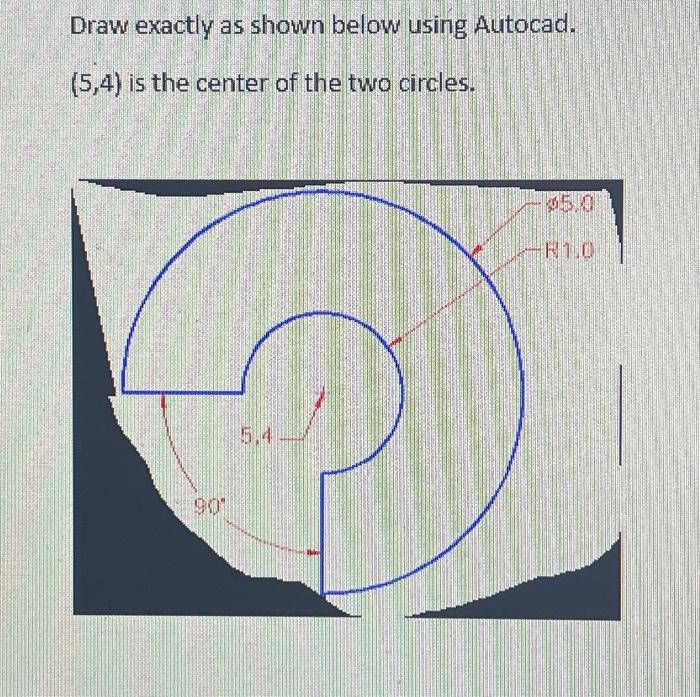 Solved You have to use Autocad and create it exactly like | Chegg.com