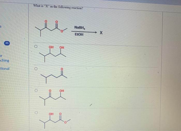 Solved What is \" \\( \\mathrm{X} \\) \" in the following | Chegg.com