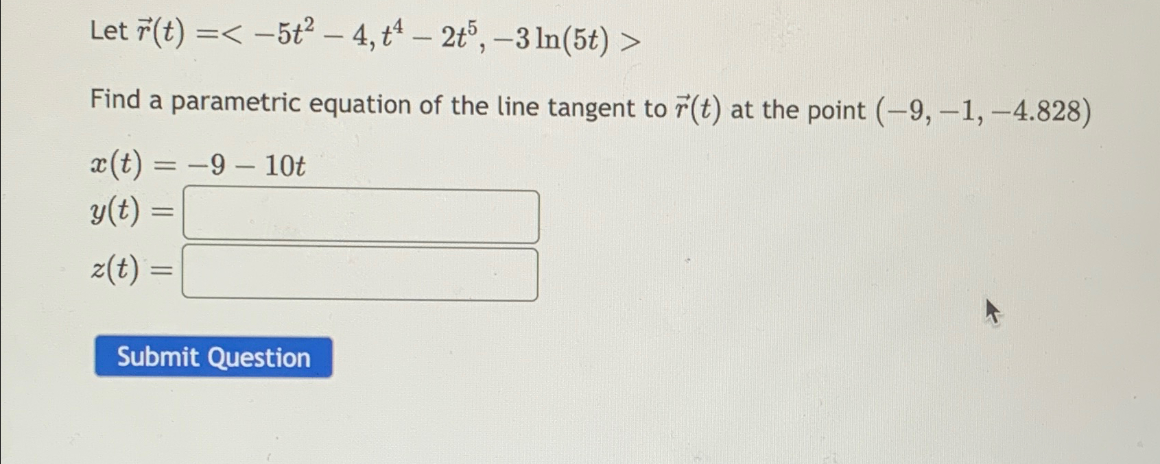 Solved Let vec(r)(t)= Find a | Chegg.com