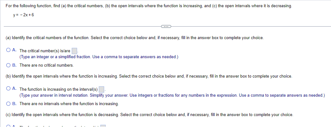 Solved For the following function, find (a) ﻿the critical | Chegg.com