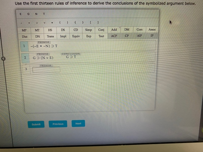 Solved Use the first thirteen rules of inderence to derive | Chegg.com