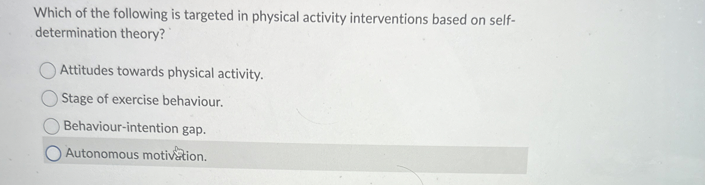 Solved Which of the following is targeted in physical | Chegg.com