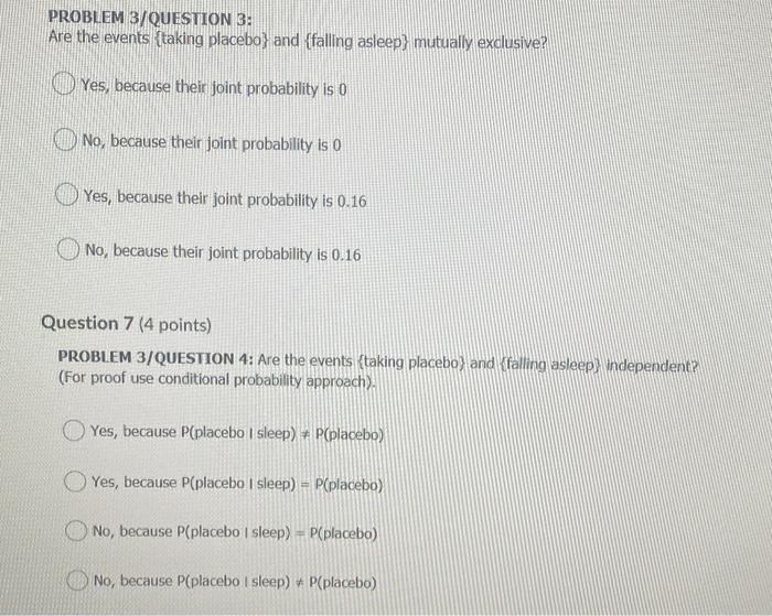 Solved PROBLEM 3. As a part of a pharmaceutical testing for | Chegg.com