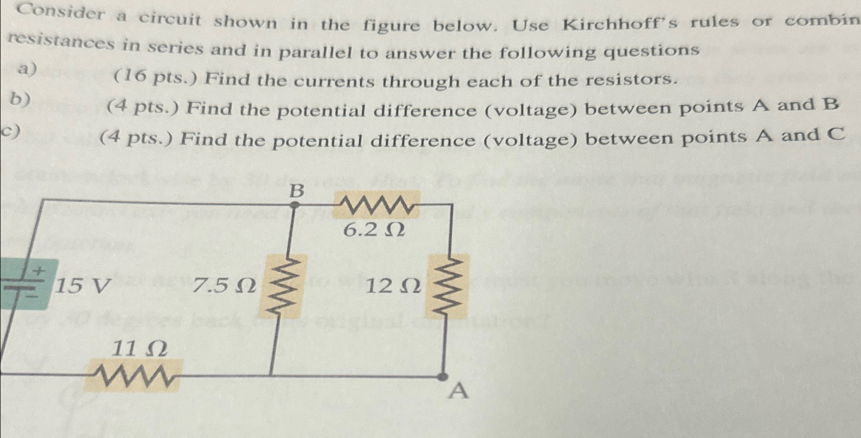 Solved Consider a circuit shown in the figure below. Use | Chegg.com