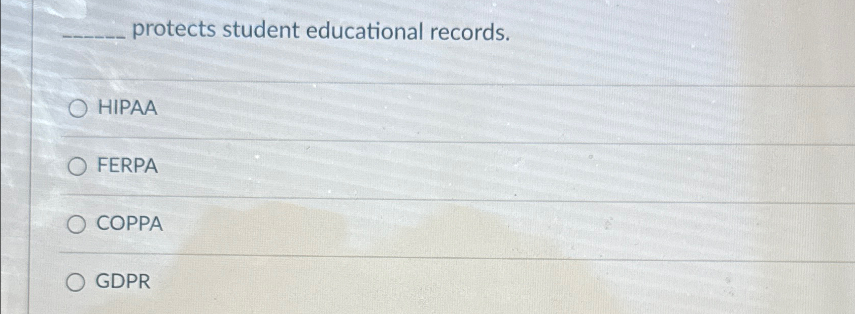 Solved protects student educational | Chegg.com