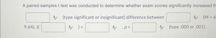 Solved Paired Samples StatisticsPaired Samples TestA | Chegg.com