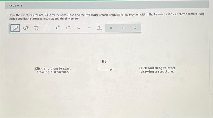 Solved Draw the structures for (Z)-3,4-dimethylpent-2-ene | Chegg.com