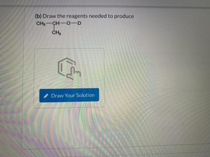 (a) Draw the reagents needed to produce C6H5-C=C-T. | Chegg.com
