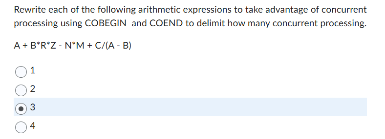 Solved Rewrite each of ﻿the following arithmetic expressions | Chegg.com