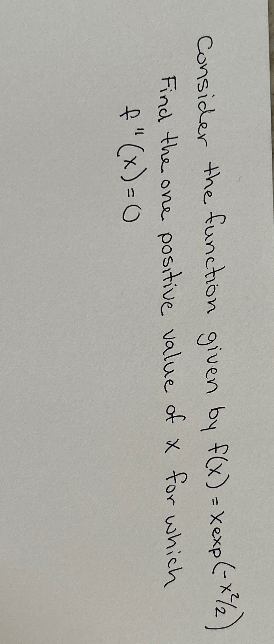 Solved Consider the function given by f(x)=xexp(-x22) ﻿Find | Chegg.com