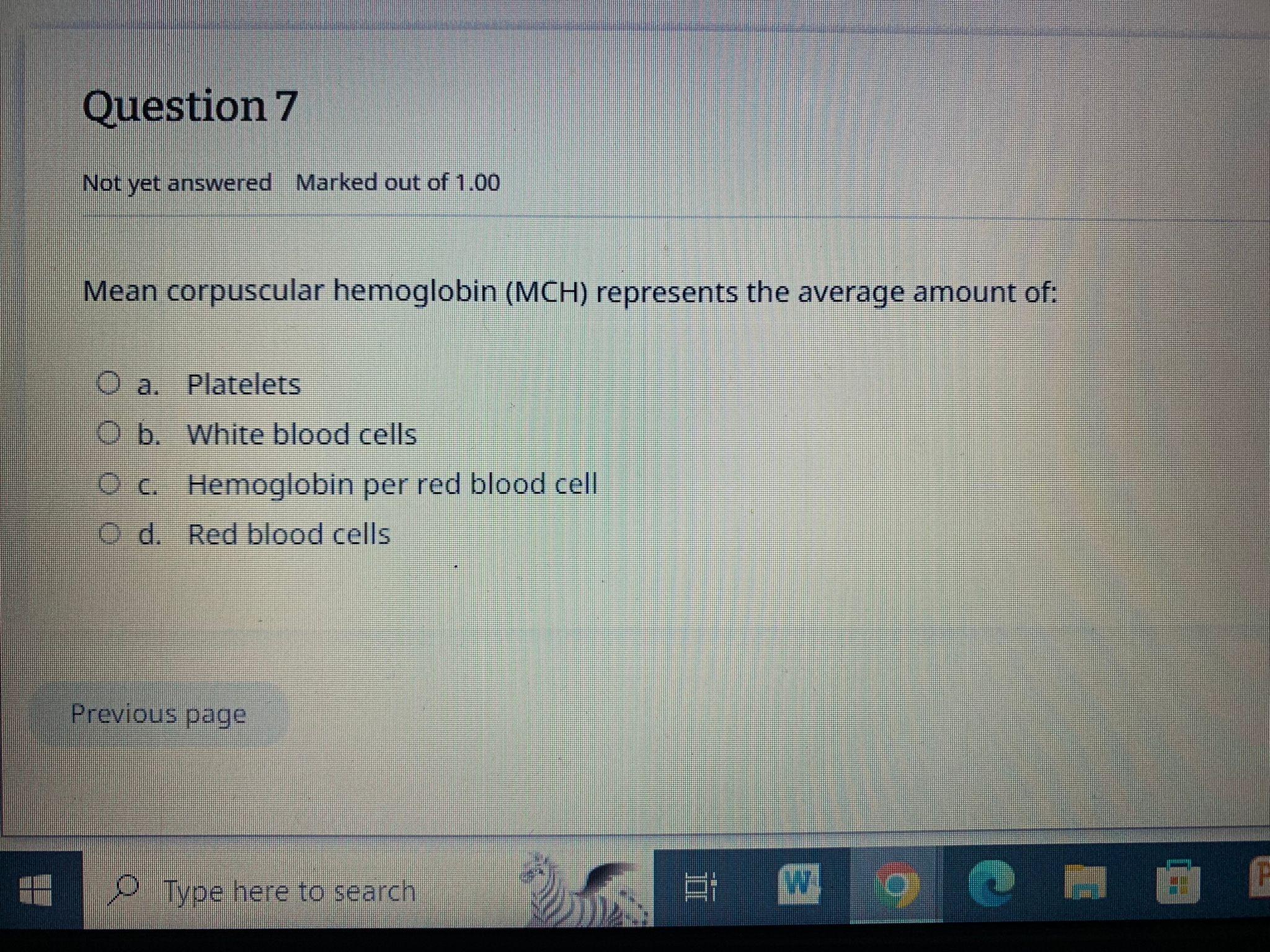Solved Question 7Not yet answered Marked out of 1.00Mean | Chegg.com