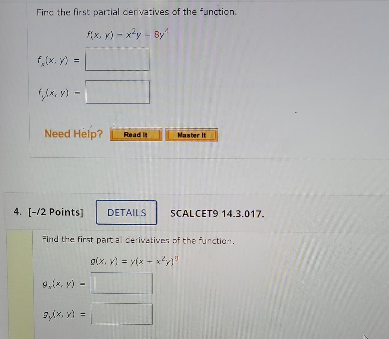 Solved Find the first partial derivatives of the function. | Chegg.com
