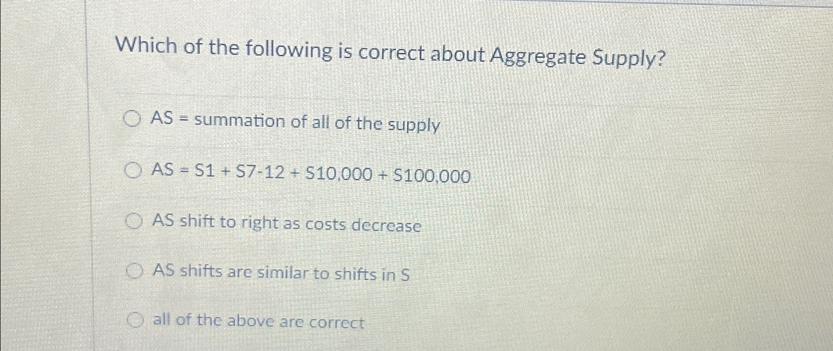 Solved Which of the following is correct about Aggregate | Chegg.com