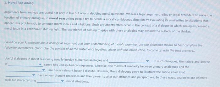 Solved Arguments from analogy are useful not only in law but | Chegg.com