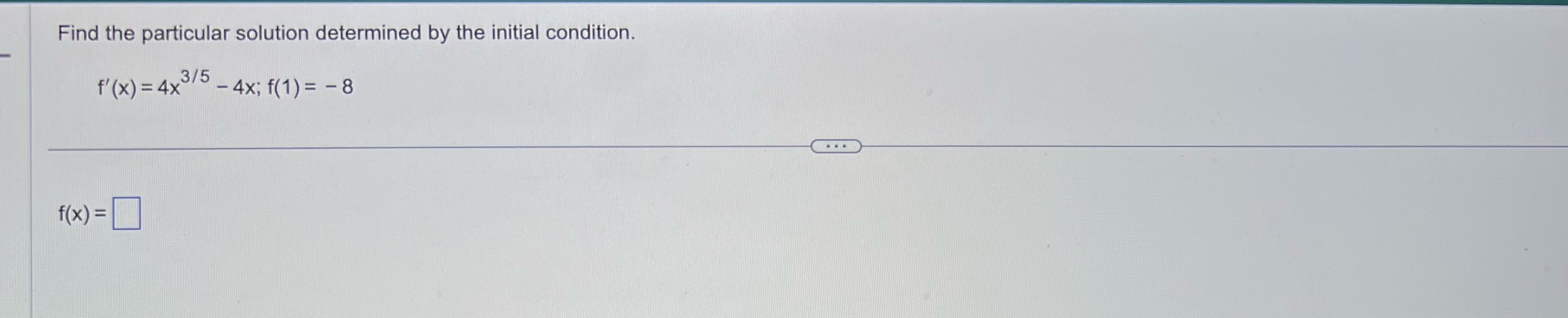 Solved Find the particular solution determined by the | Chegg.com