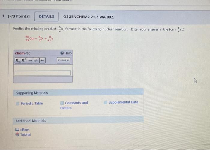 Solved Predict the missing product, zAx, formed in the | Chegg.com