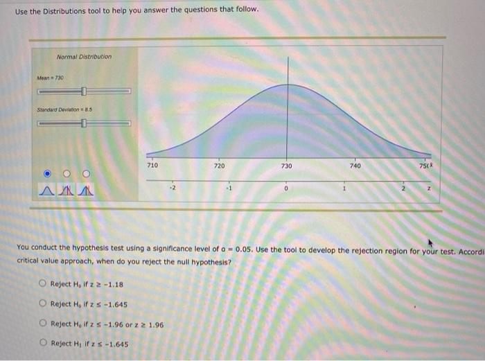 Solved 5 Testing The Population Mean When The Population