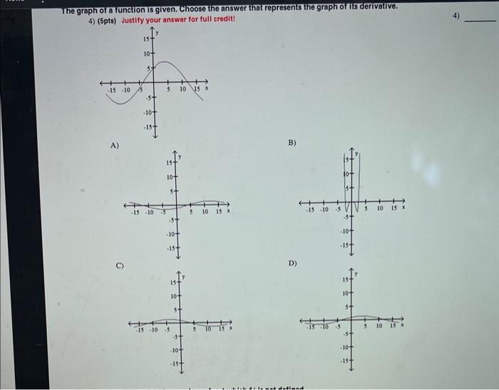 Solved The graph of a function is given. Choose the answer | Chegg.com
