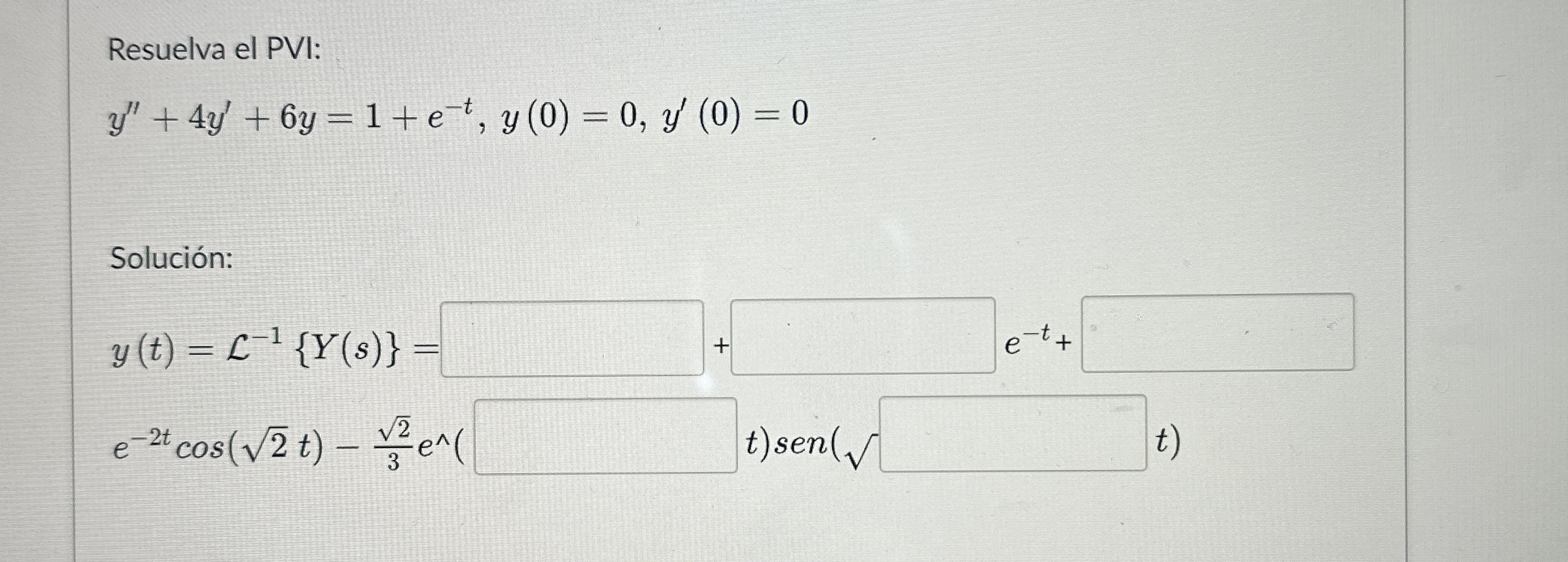 Solved Resuelva el | Chegg.com
