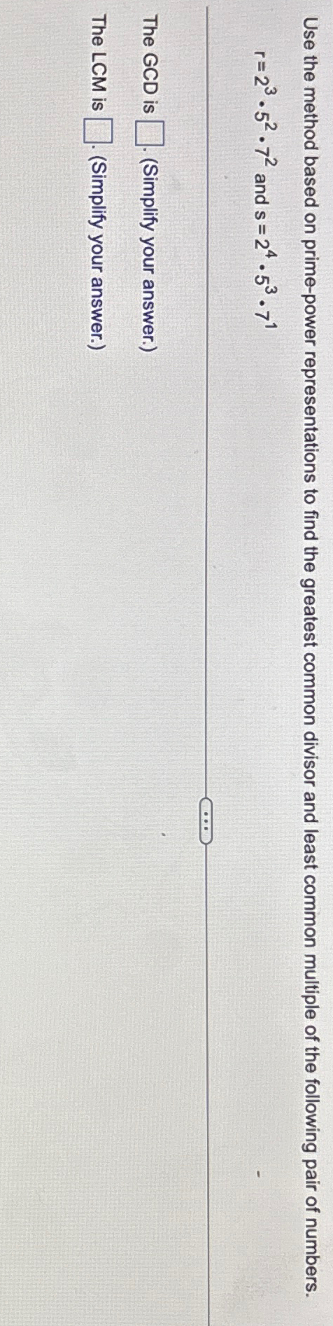 Solved Use the method based on prime-power representations | Chegg.com