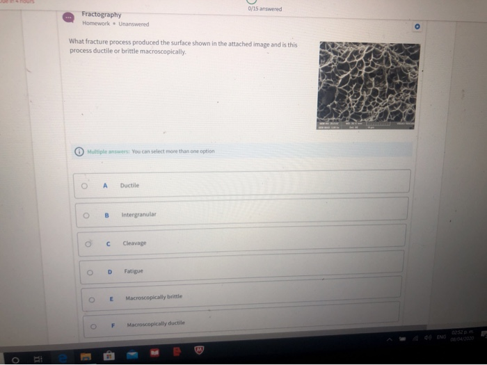 Solved 15 answered Microstructure Modification Homework | Chegg.com