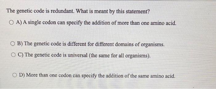 Solved How might a single base substitution in the sequence | Chegg.com