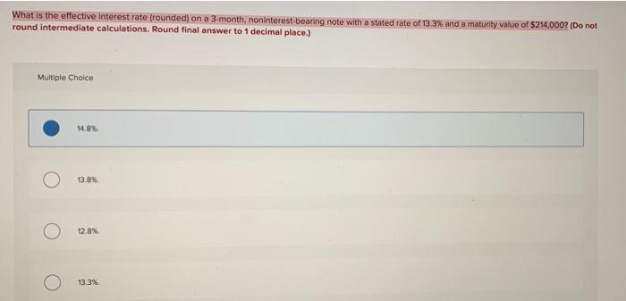 Solved What is the effective interest rate (rounded) on a | Chegg.com