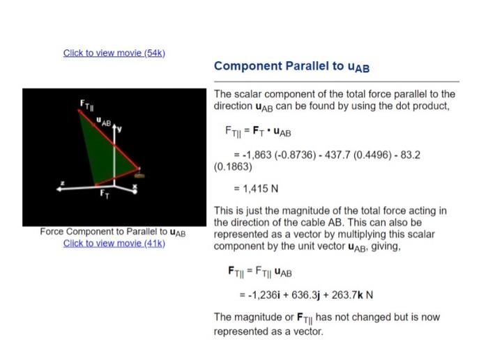 Solved uAB provides the _____ of the _____ vector AB | Chegg.com