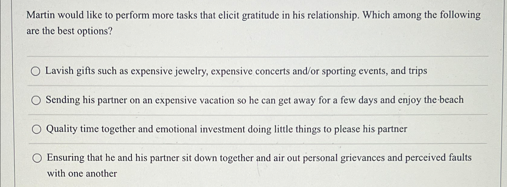 Solved Martin would like to perform more tasks that elicit | Chegg.com