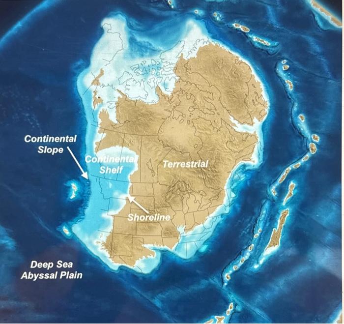 Solved Take a look at the paleogeographic map of North | Chegg.com