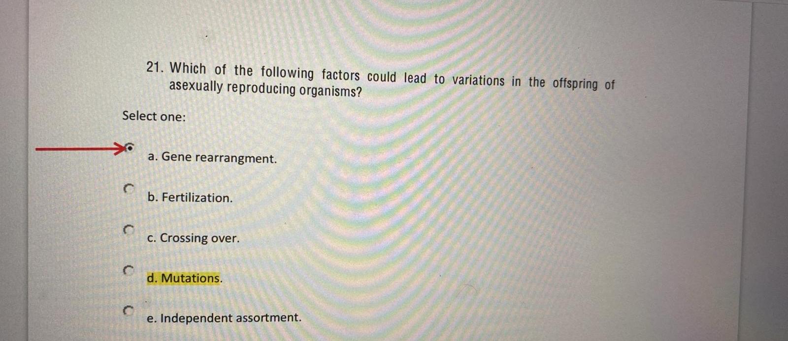 Solved Which of the following factors could lead to | Chegg.com