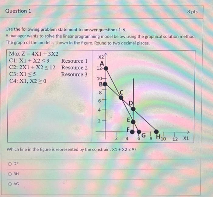 Solved Use the following problem statement to answer | Chegg.com