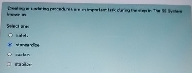 Solved Cevating or updating procedures are an important task | Chegg.com