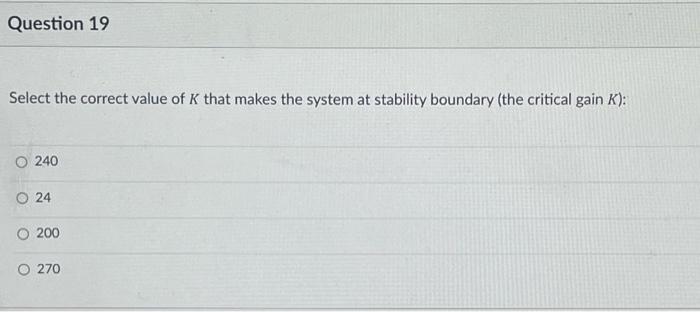 Solved Questions 16-19 use the following block diagram: | Chegg.com