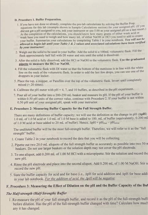 1. Introduction: A buffer is a solution that resists | Chegg.com