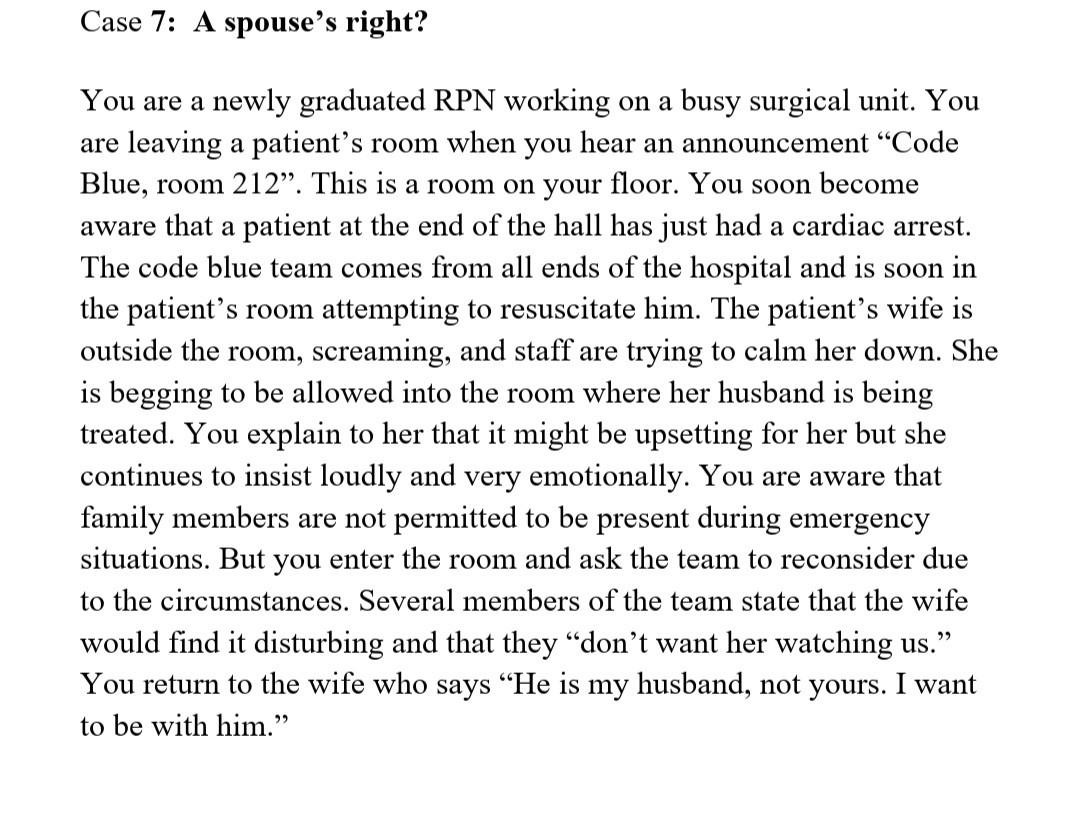 Solved I need to do a debate as the code blue team. I need | Chegg.com