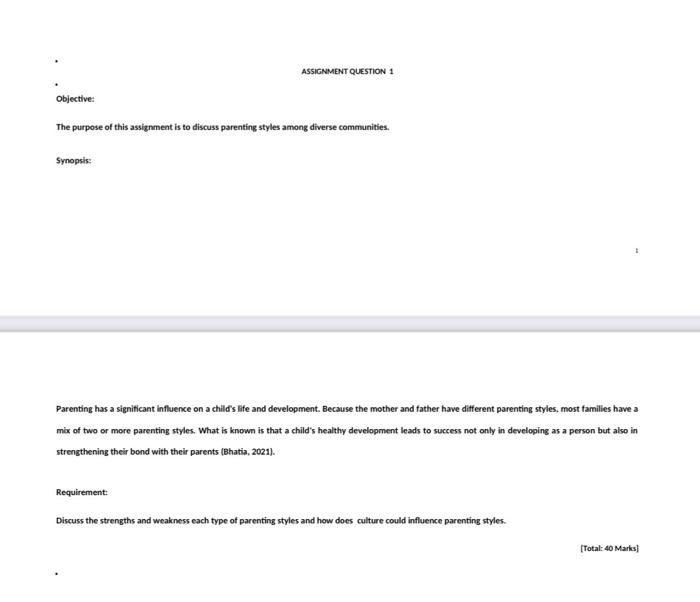 Solved The purpose of this assignment is to discuss | Chegg.com