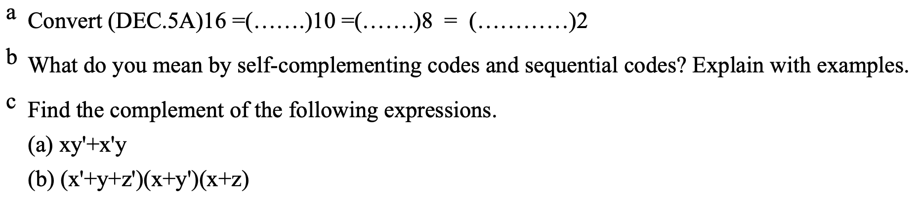 Solved a Convert | Chegg.com