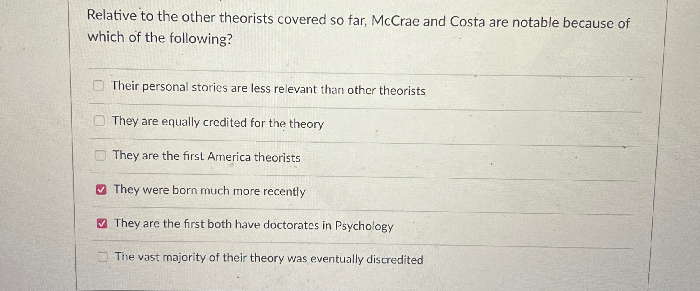 Solved Relative to the other theorists covered so far, | Chegg.com