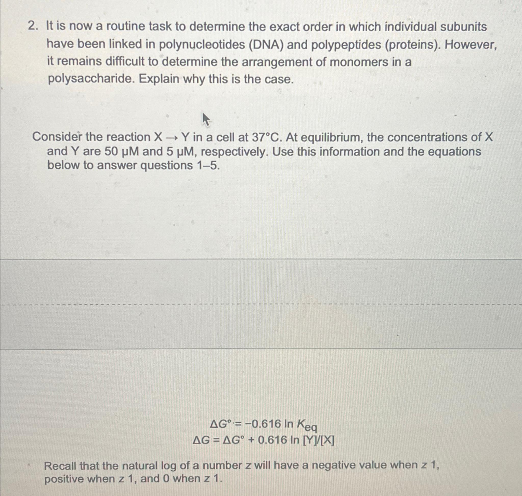 Solved It is now a routine task to determine the exact order | Chegg.com