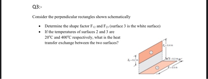 Solved Q3:- Consider the perpendicular rectangles shown | Chegg.com