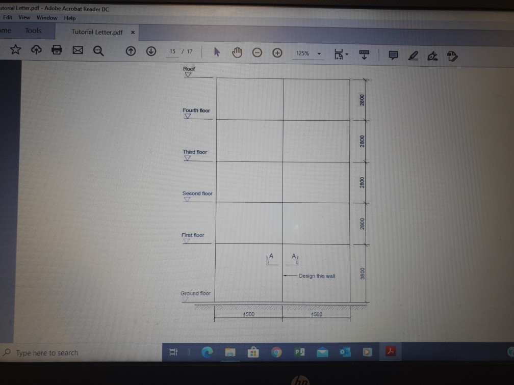 figure Q2 is a section of a building that forms part | Chegg.com
