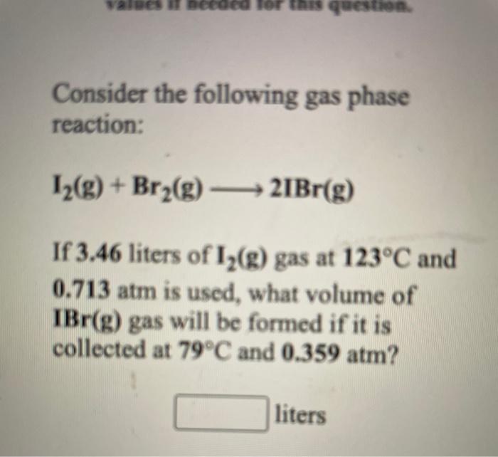 Solved Consider the following gas phase reaction: CH4(g) | Chegg.com