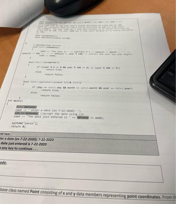 Solved /laratotype for overloaded insertions operator | Chegg.com