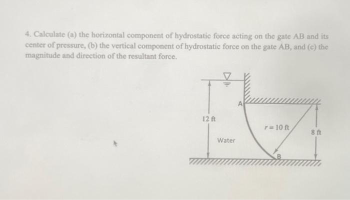4. Calculate (a) the horizontal component of | Chegg.com